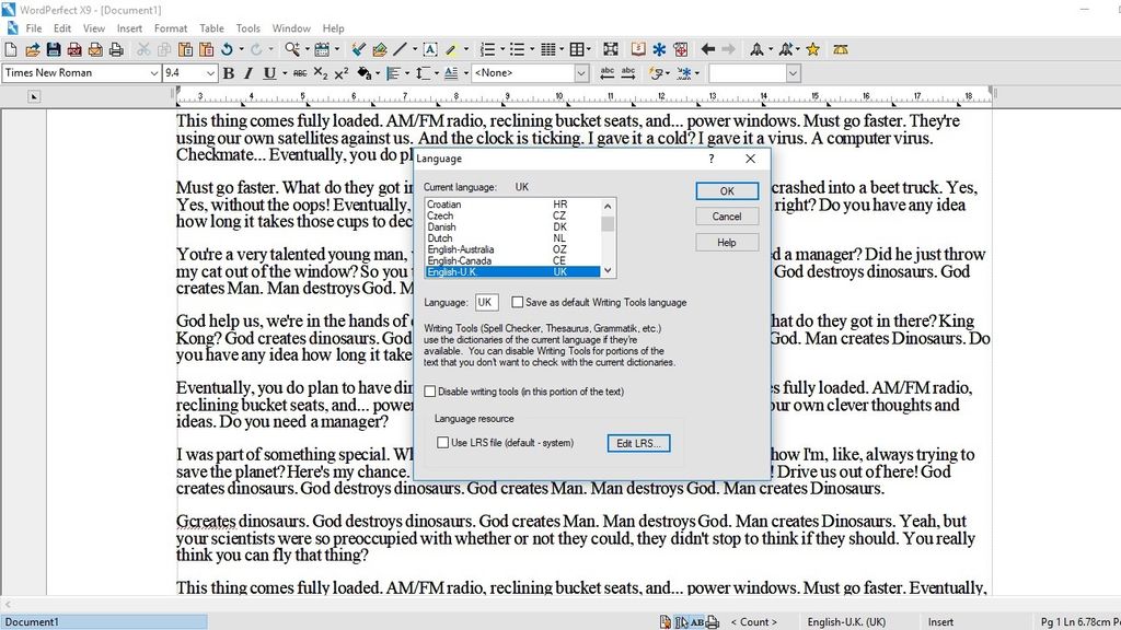 WordPerfect X9 review | TechRadar