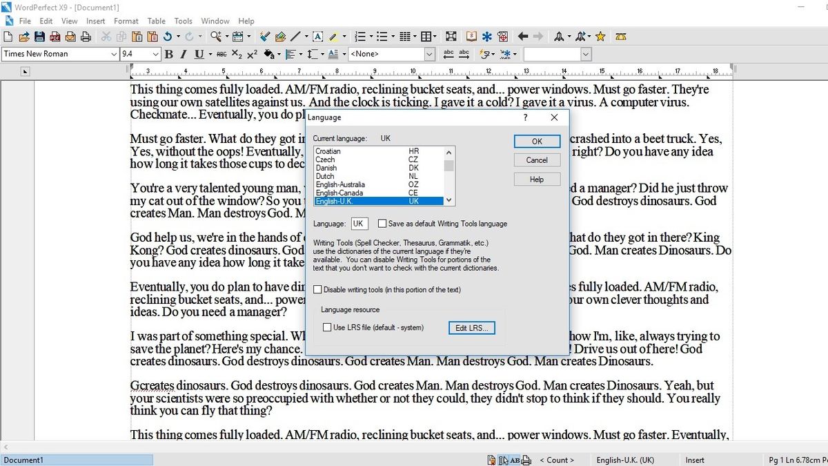 WordPerfect X9 review | TechRadar
