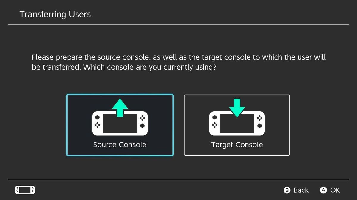 How to transfer user data from one Nintendo Switch device to another ...