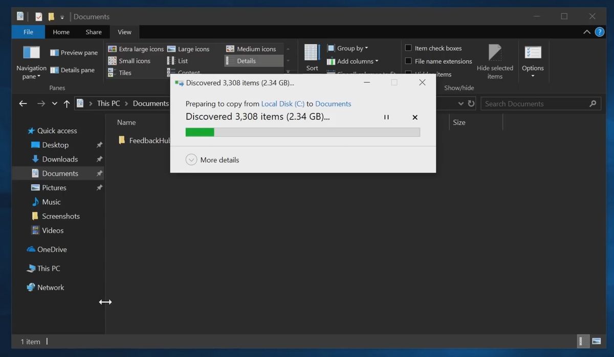 A closer look at File Explorer's new dark mode in Windows 10 | Windows ...