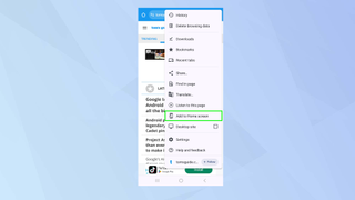 How to add a website to your Android home screen | Tom's Guide