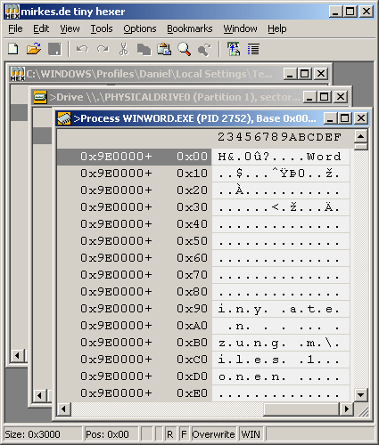 Plug-In Setup: Tiny Hexer Hex Editor - Windows XP a Goner? First Aid for your Windows PC | Tom's ...