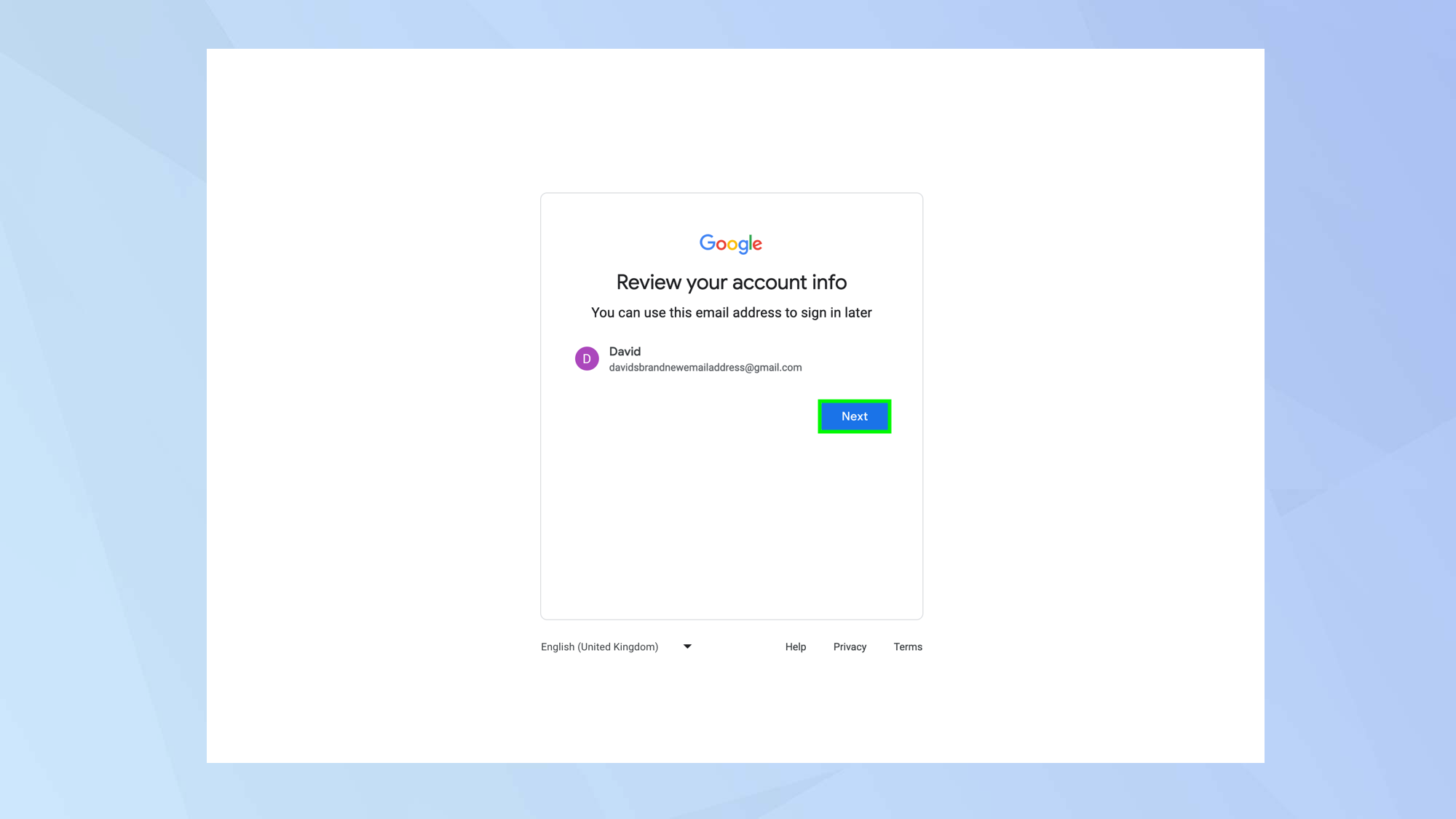 How to create a new Gmail account | Tom's Guide