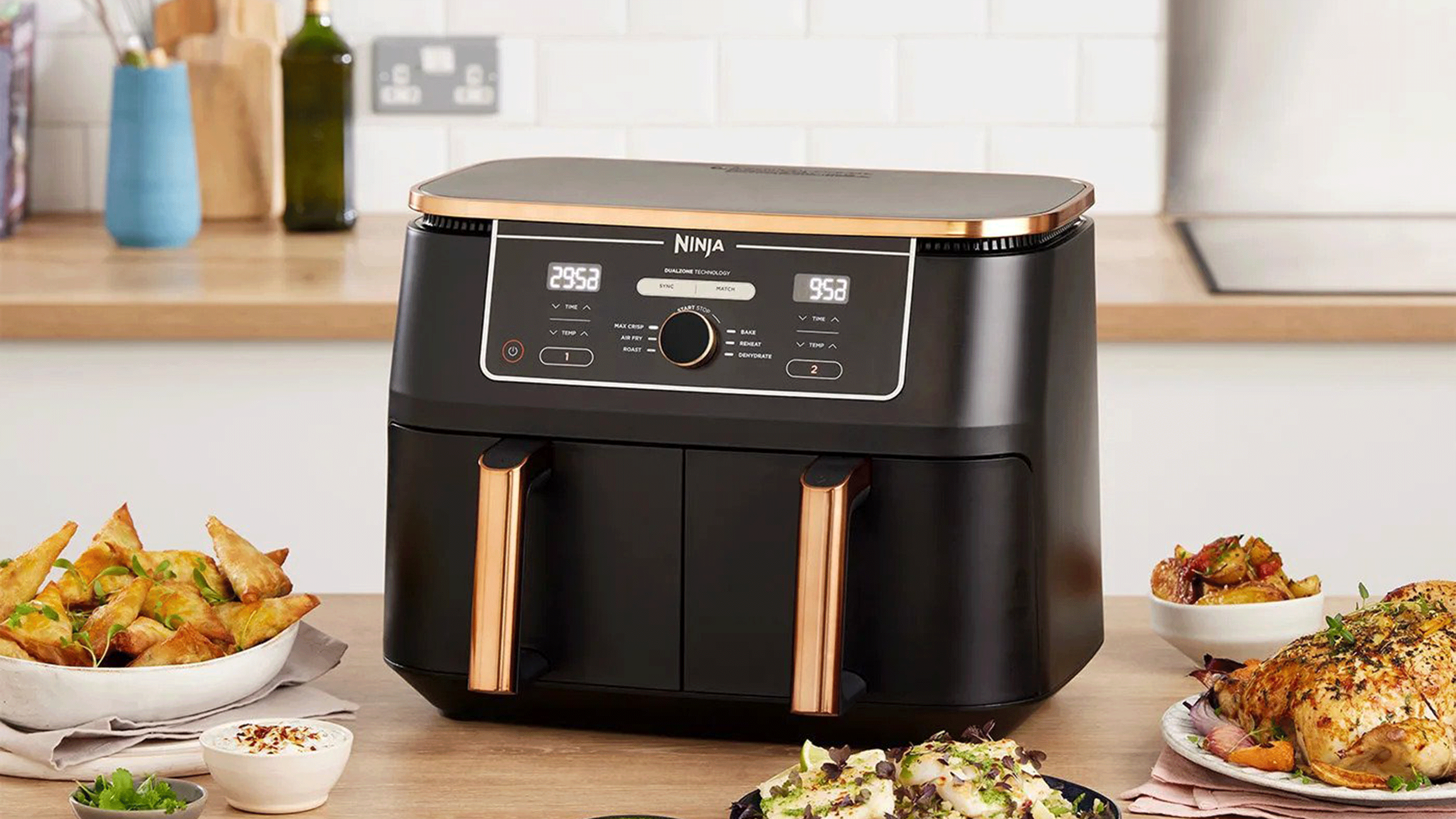 The copper Ninja Dual Zone air fryer is on sale for Amazon Prime Day ...
