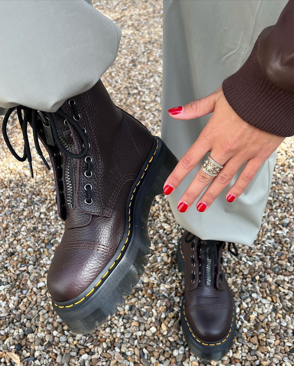 The Combat Boots Trend is Gaining Traction This Autumn | Who What Wear