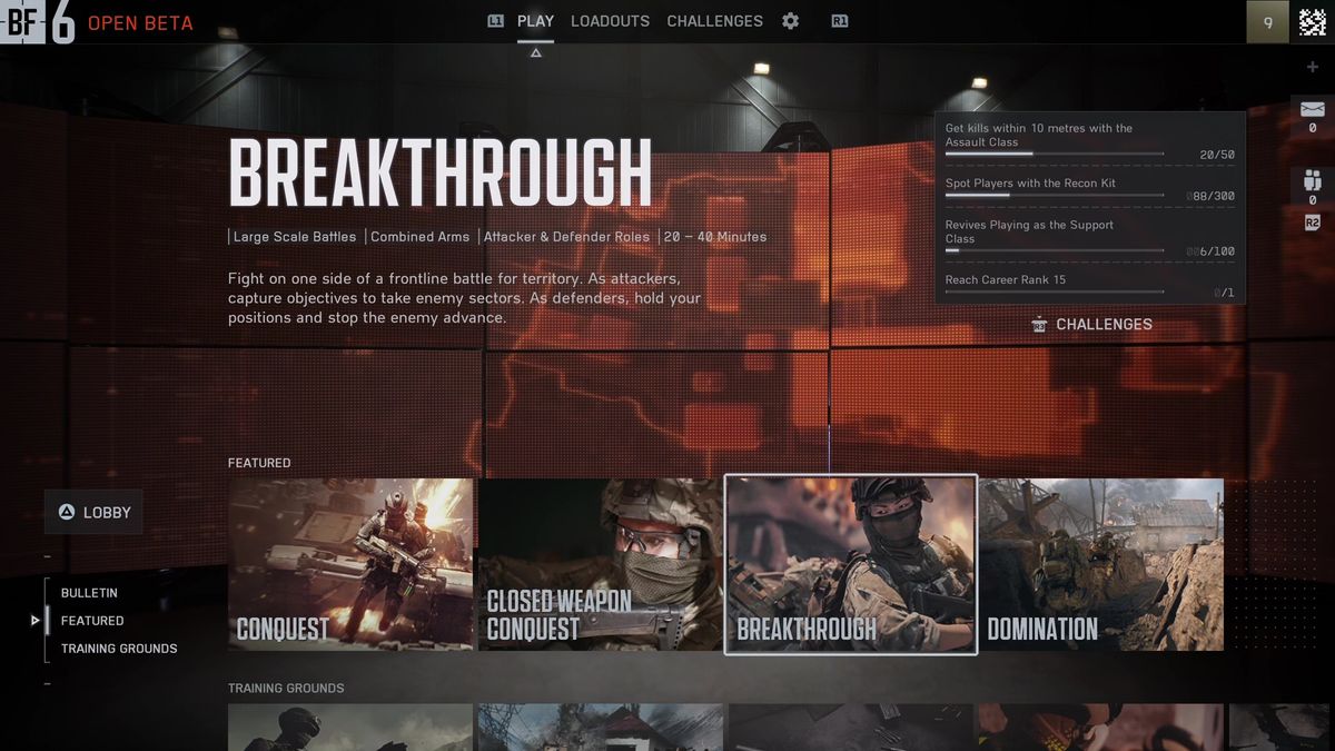 All Battlefield 6 game modes | GamesRadar+