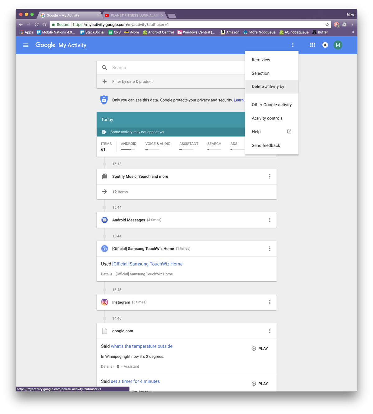 How to delete or turn off 'My Activity' in your Google account | iMore