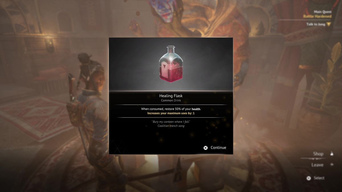 How to get more Healing Flasks in Flintlock | GamesRadar+