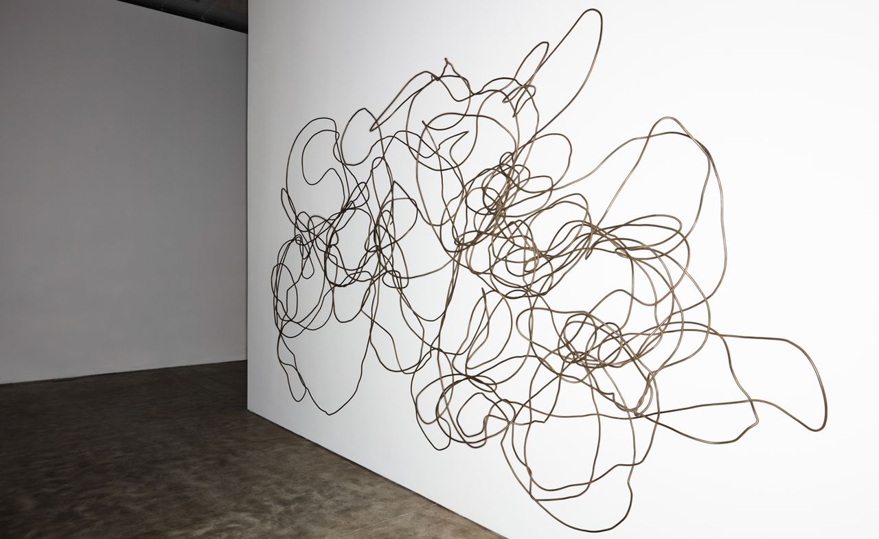 Artist Elliott Puckette crosses the line at Kasmin New York | Wallpaper*