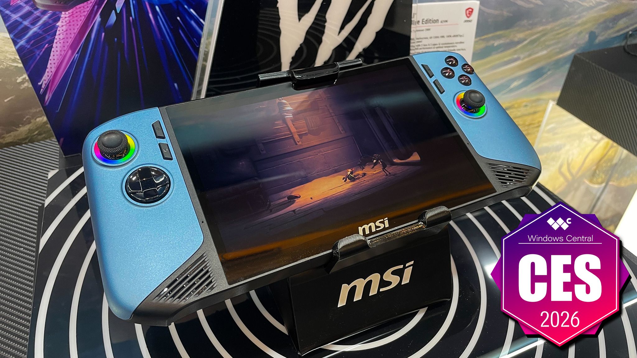 MSI revealed a Glacier Blue Edition of its Claw 8 AI+ handheld ...