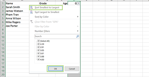 How to Create a Sortable Column in an Excel Workbook | Laptop Mag