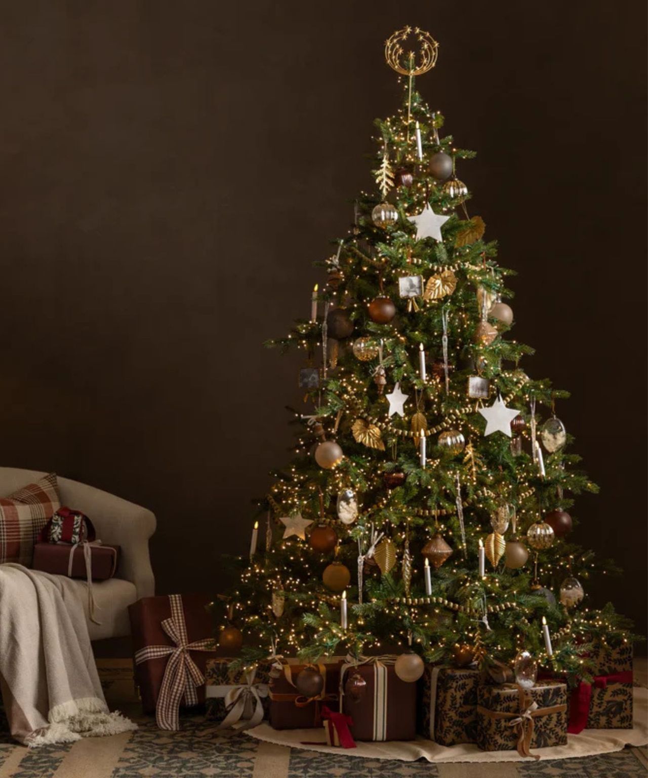 Shea McGee's tips on creating a balanced Christmas tree | Homes and Gardens