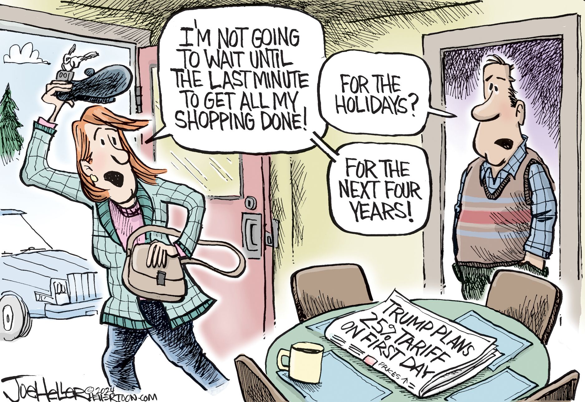 Today's political cartoons - November 27, 2024 | The Week