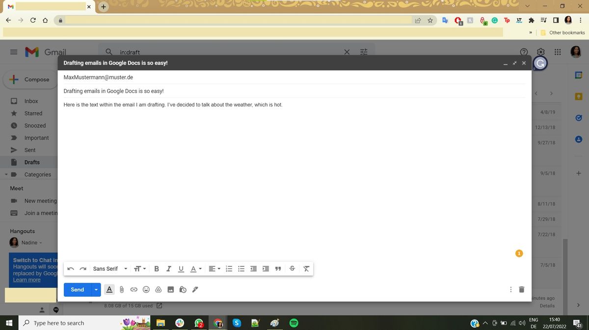 How to draft Gmail messages in Google Docs | Android Central