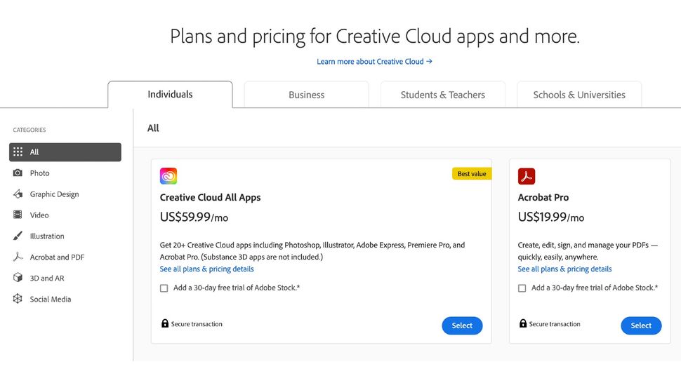 Adobe student discount: save up to 65% on a Creative Cloud subscription ...
