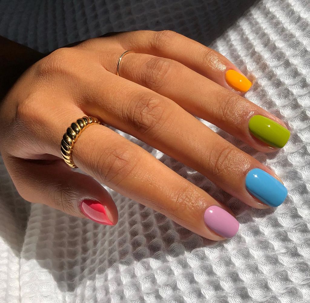 59 Rainbow Nail Ideas and Trends That Make for a Joyful Manicure | Who ...