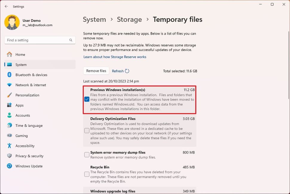 How to reclaim space after upgrading to Windows 11 | Windows Central