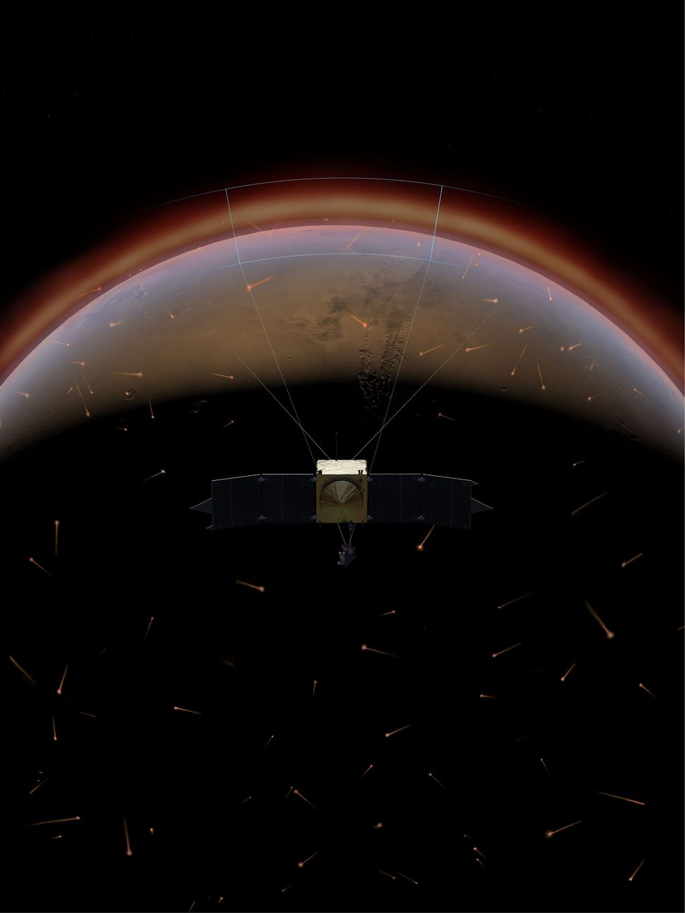 Martian Sky Went Metal After Meteor Strikes | Space