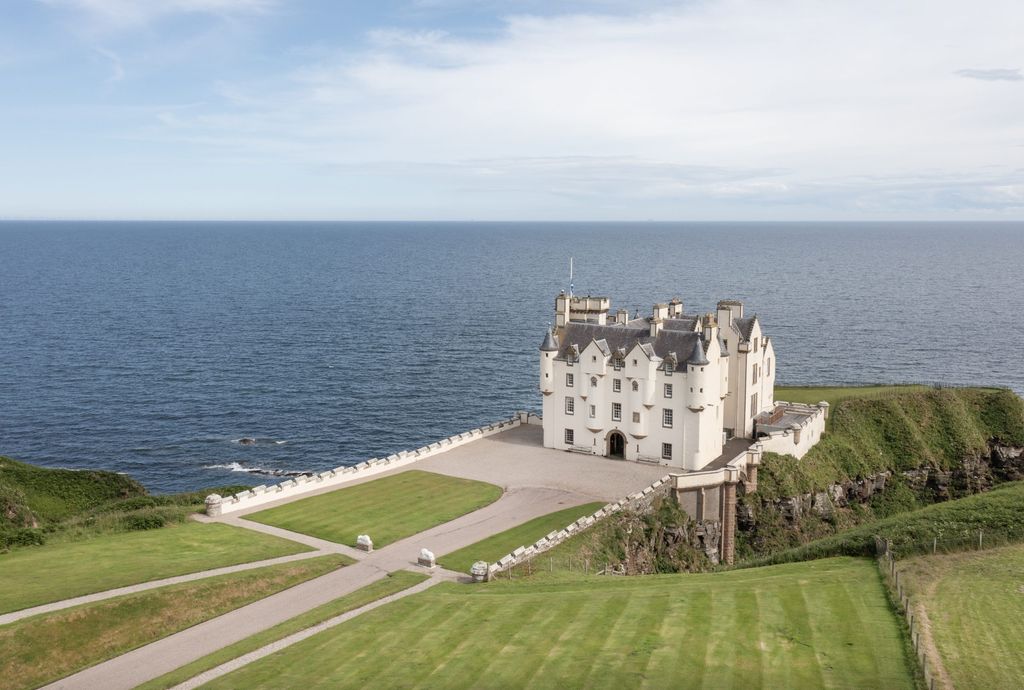 A 500-year-old clifftop castle on a 28,500-acre estate that ...