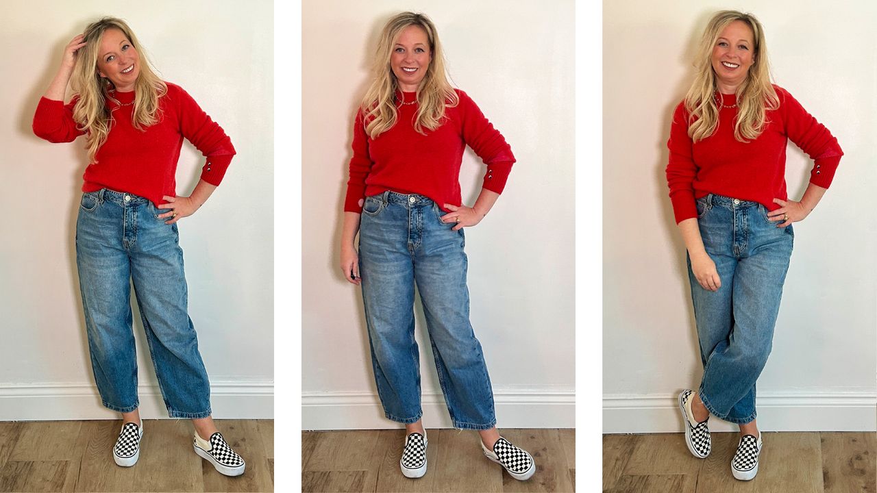 The best barrel leg jeans and how to style them | Woman & Home