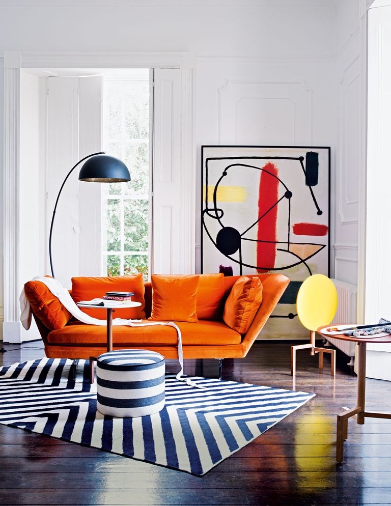 2018 Interior Design Trend: Pop Neon Colours With Defined Black Lines