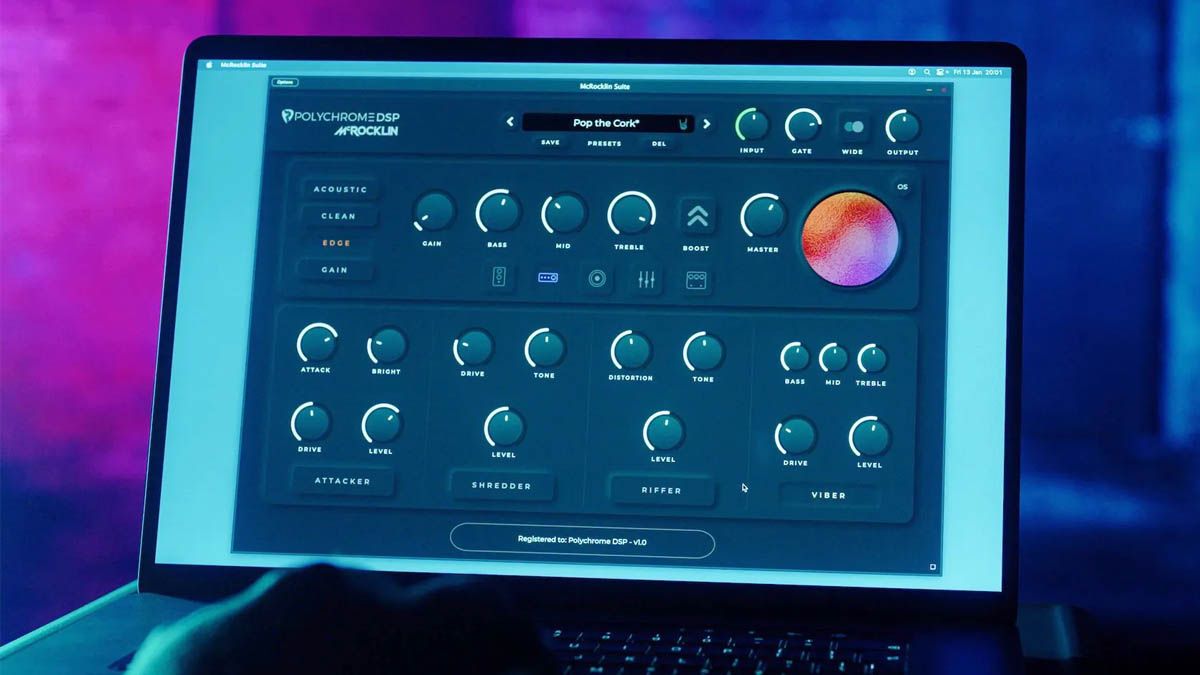 Thomas McRocklin launches guitar plugin company PolyChrome DSP and claims the software has ...