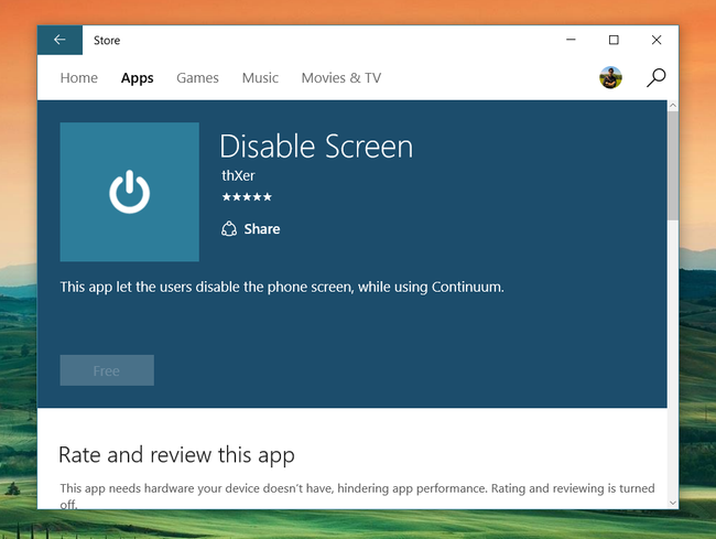 Turn off your phone's display during Continuum with this simple app ...