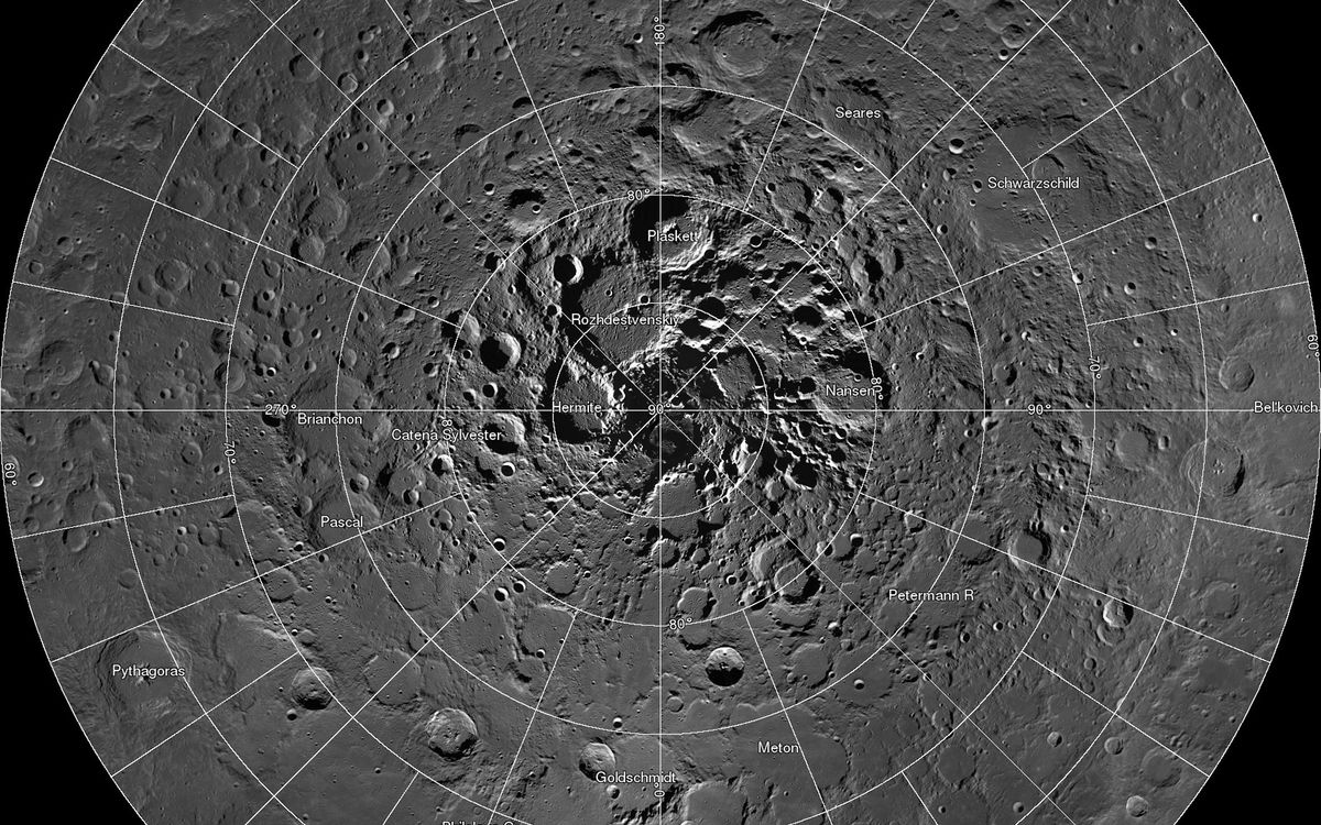 Brilliant Moon Mosaic Wallpaper | Space