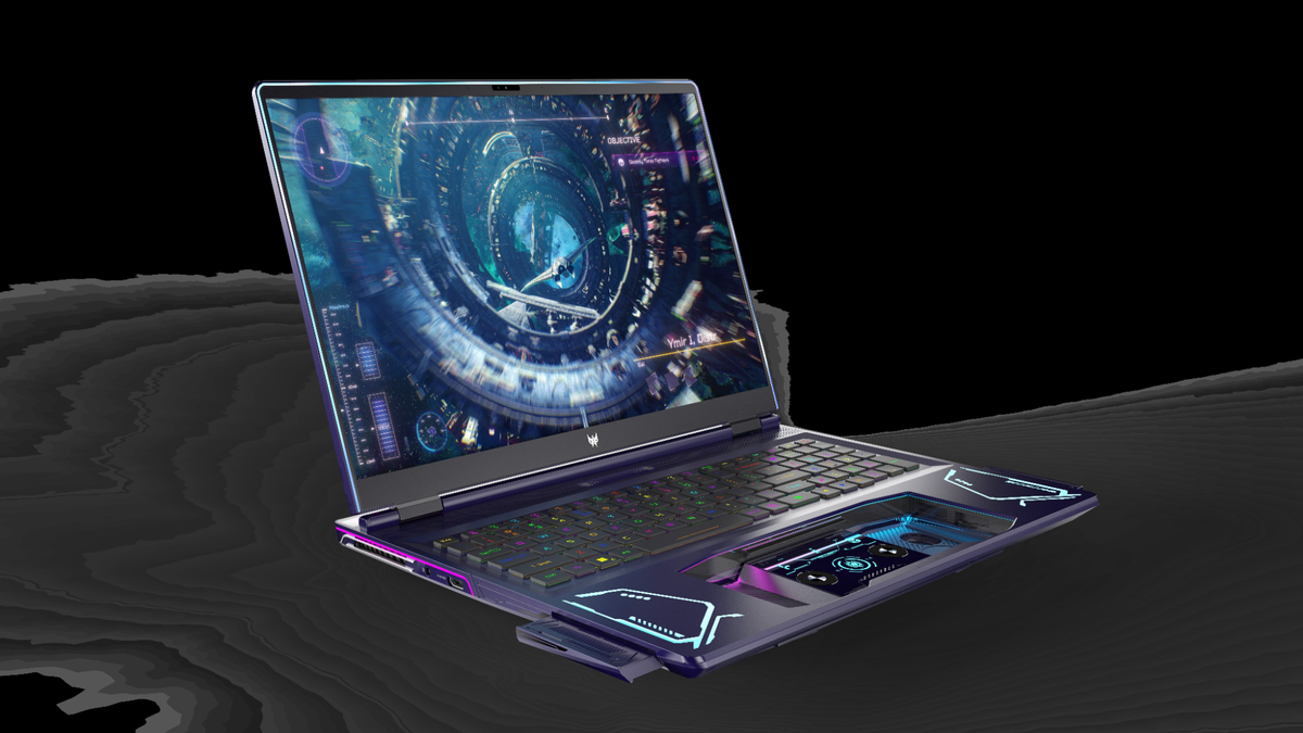 Acer’s shows off “DualPlay” laptop with controller that pops out of the ...