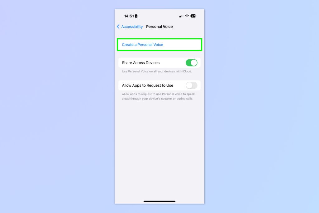 How to set up Personal Voice on iPhone | Tom's Guide