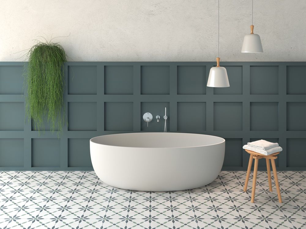 Bathroom encaustic tile ideas – including encaustic-style surfaces for ...