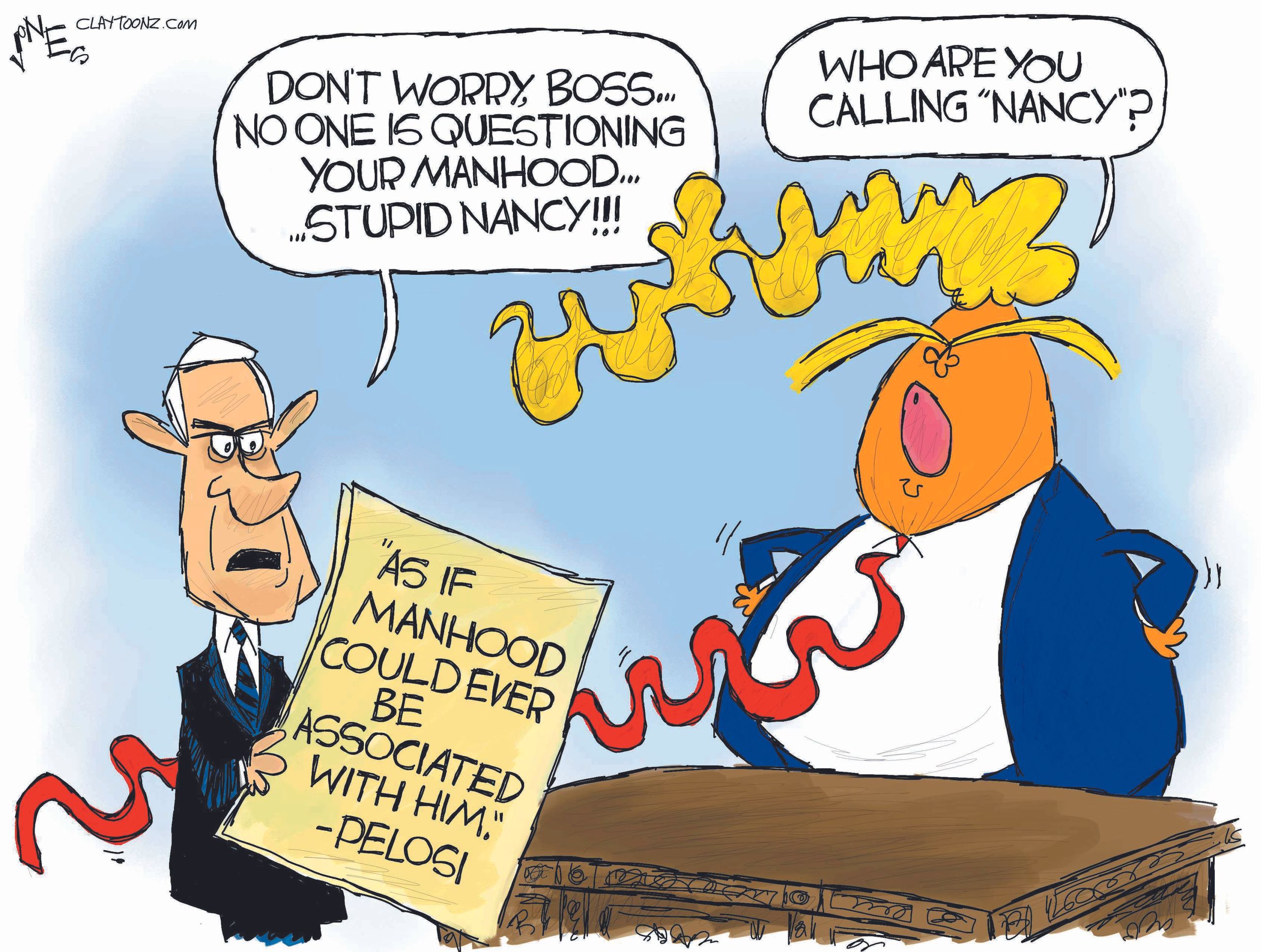 U.S. Trump Nancy Pelosi questioning manhood | The Week