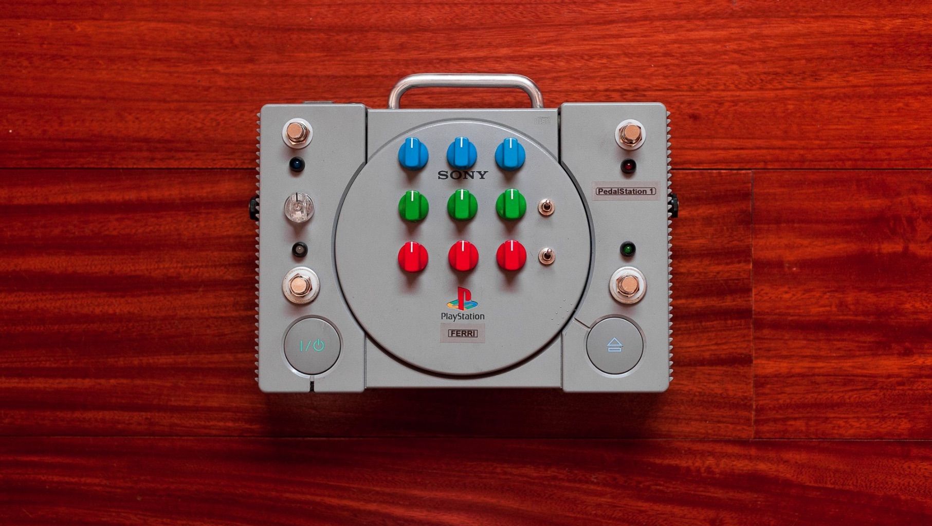 Somebody built a multi-effects pedal out of a Sony PlayStation console ...