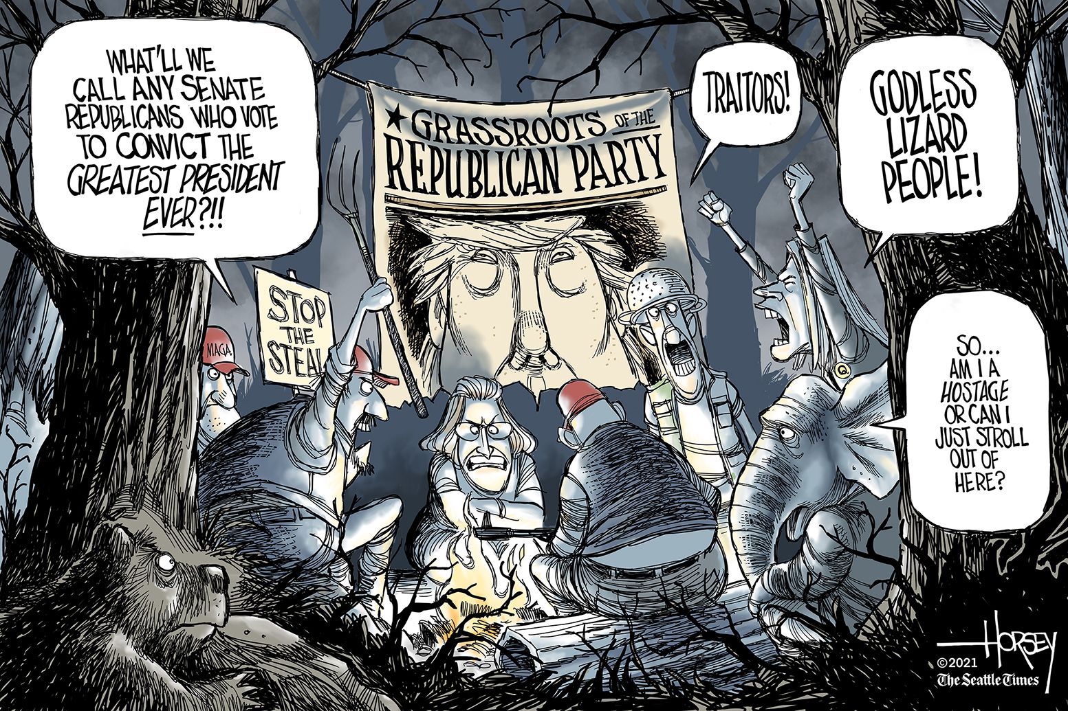 5 brutally funny cartoons about the GOP's Trump problem | The Week