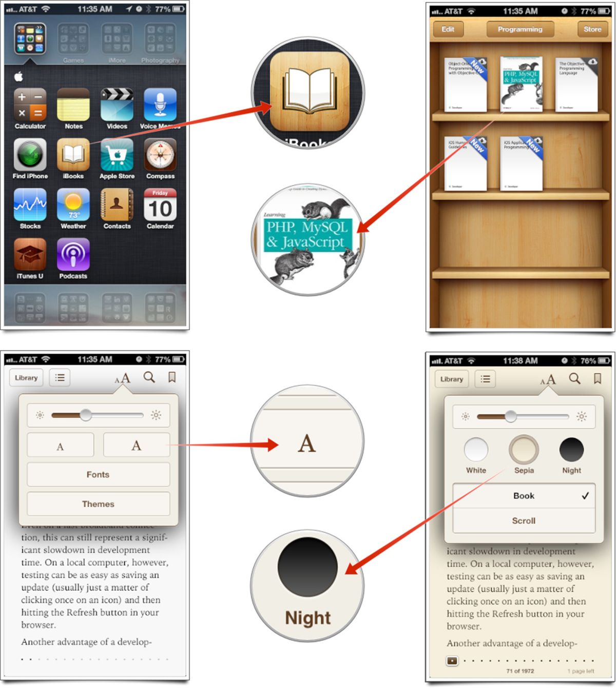 How to adjust reading settings in iBooks for iPhone and iPad | iMore