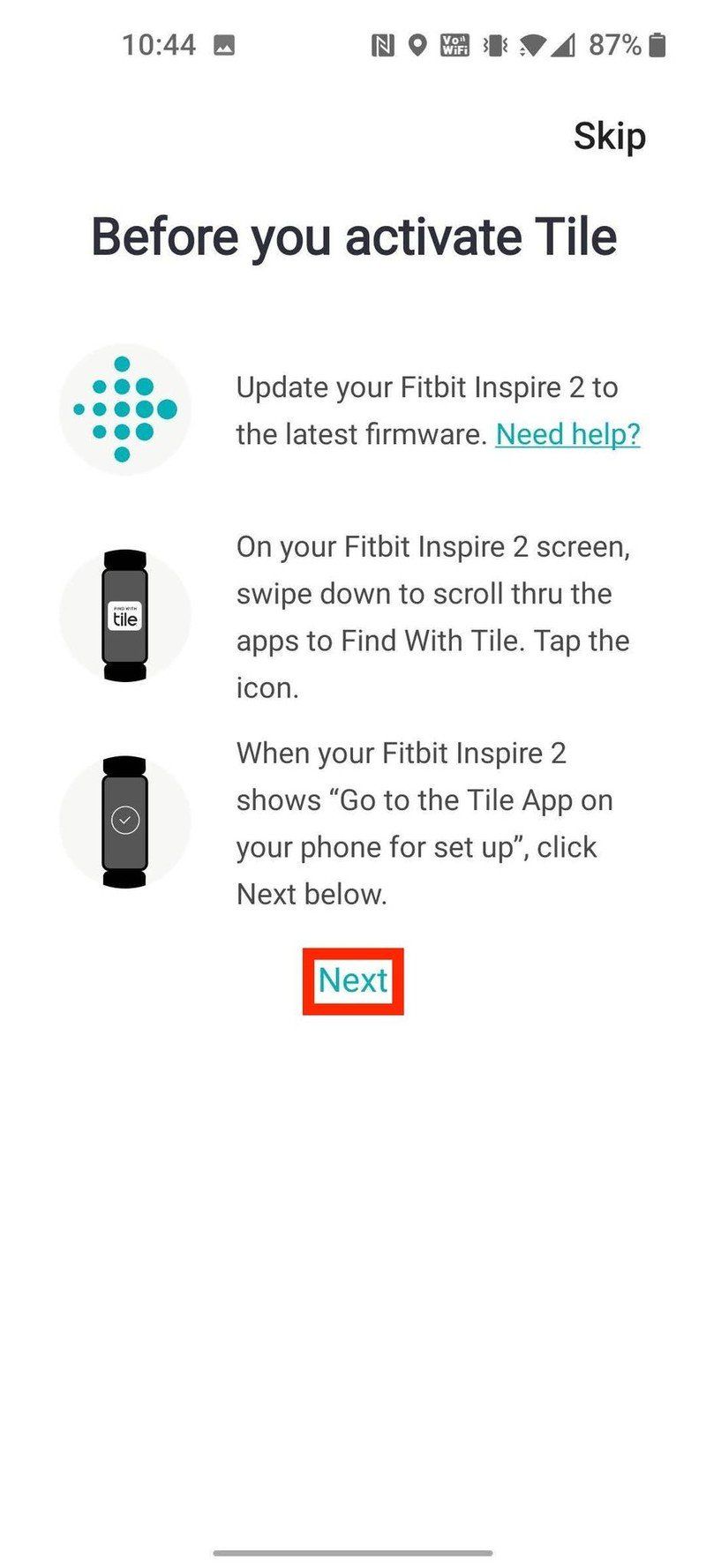 How to find your lost Fitbit Inspire 2 through the Tile tracker app ...