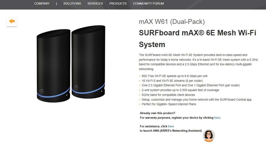 Arris SURFboard mAX W161 review | Tom's Guide