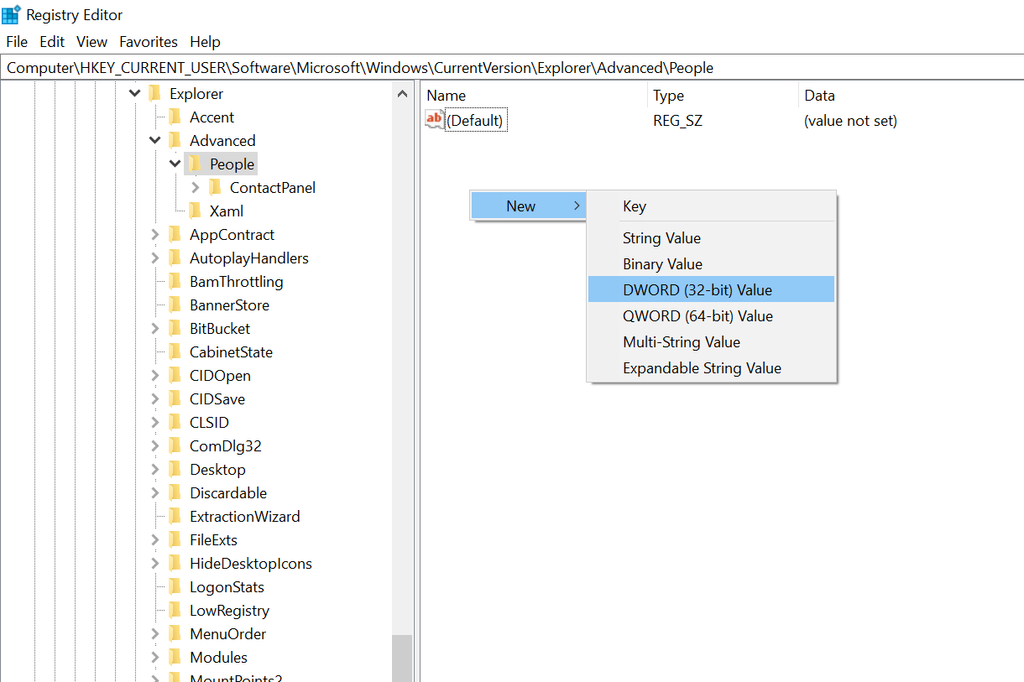 How to pin more than 3 contacts to the taskbar on Windows 10 Fall ...
