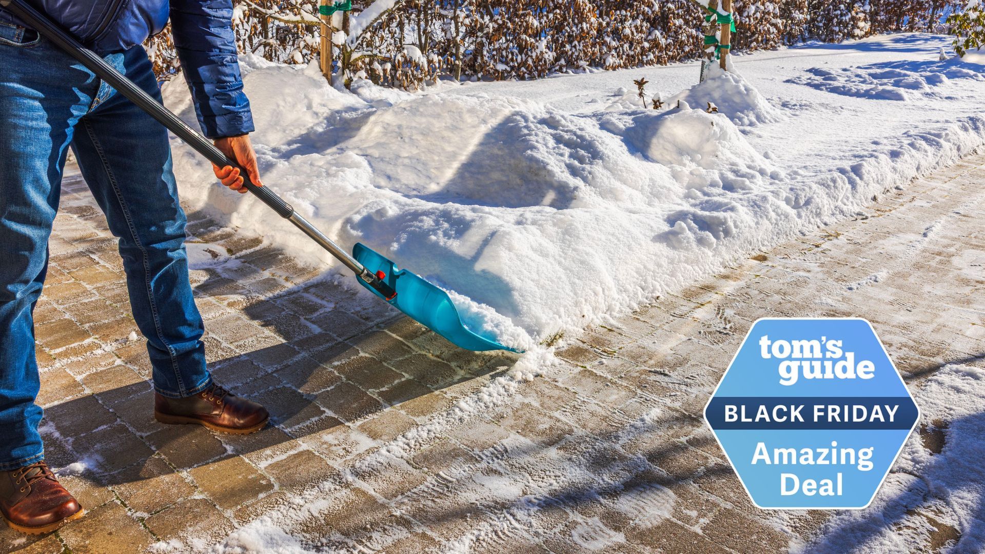 This snow shovel cuts through ice with ease, and it's on sale for Black ...