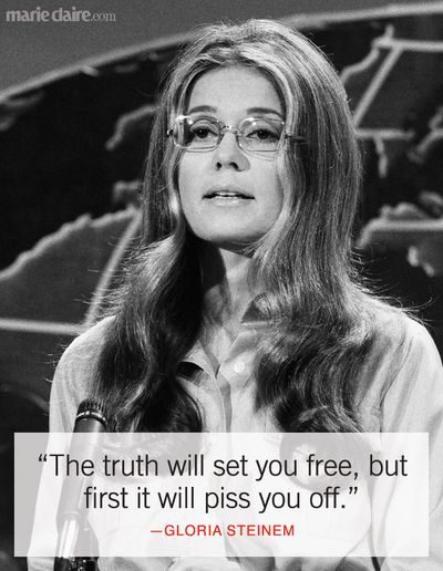 Gloria Steinem Quotes - Inspirational Women Quotes | Marie Claire