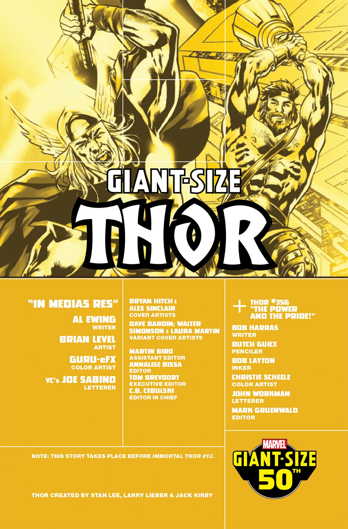 Giant-Size Thor #1 pits Hercules and Thor against a literal Giant-Size ...