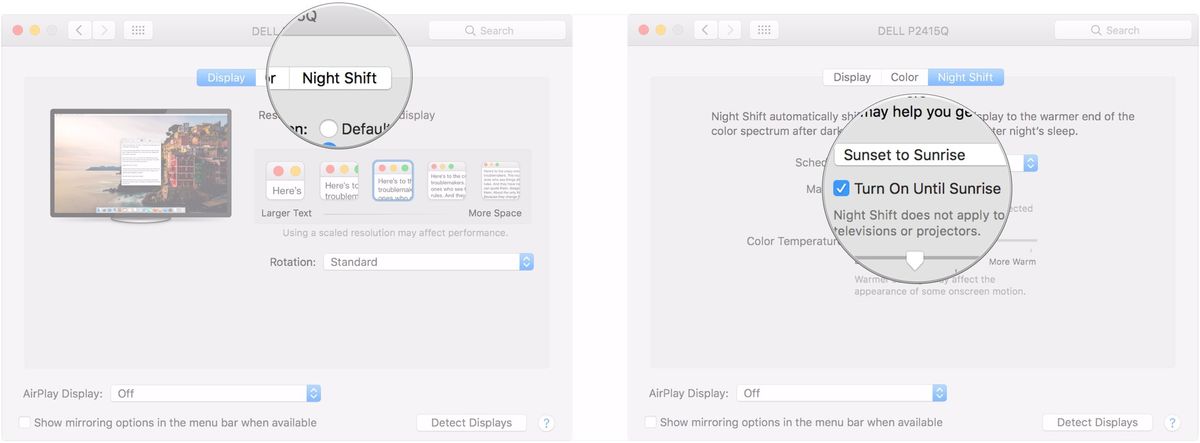How to use Night Shift on your Mac | iMore