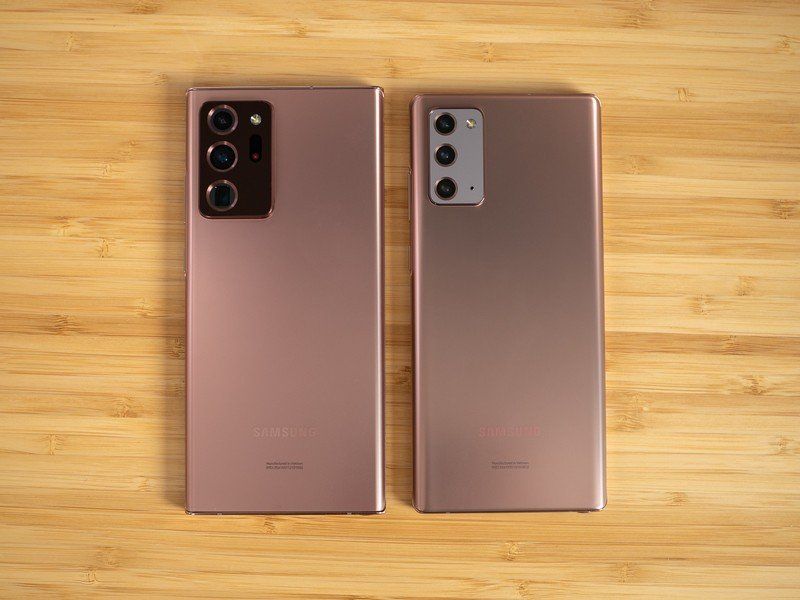 Samsung Galaxy Note 20 Ultra vs. Galaxy Note 20: What's the difference ...