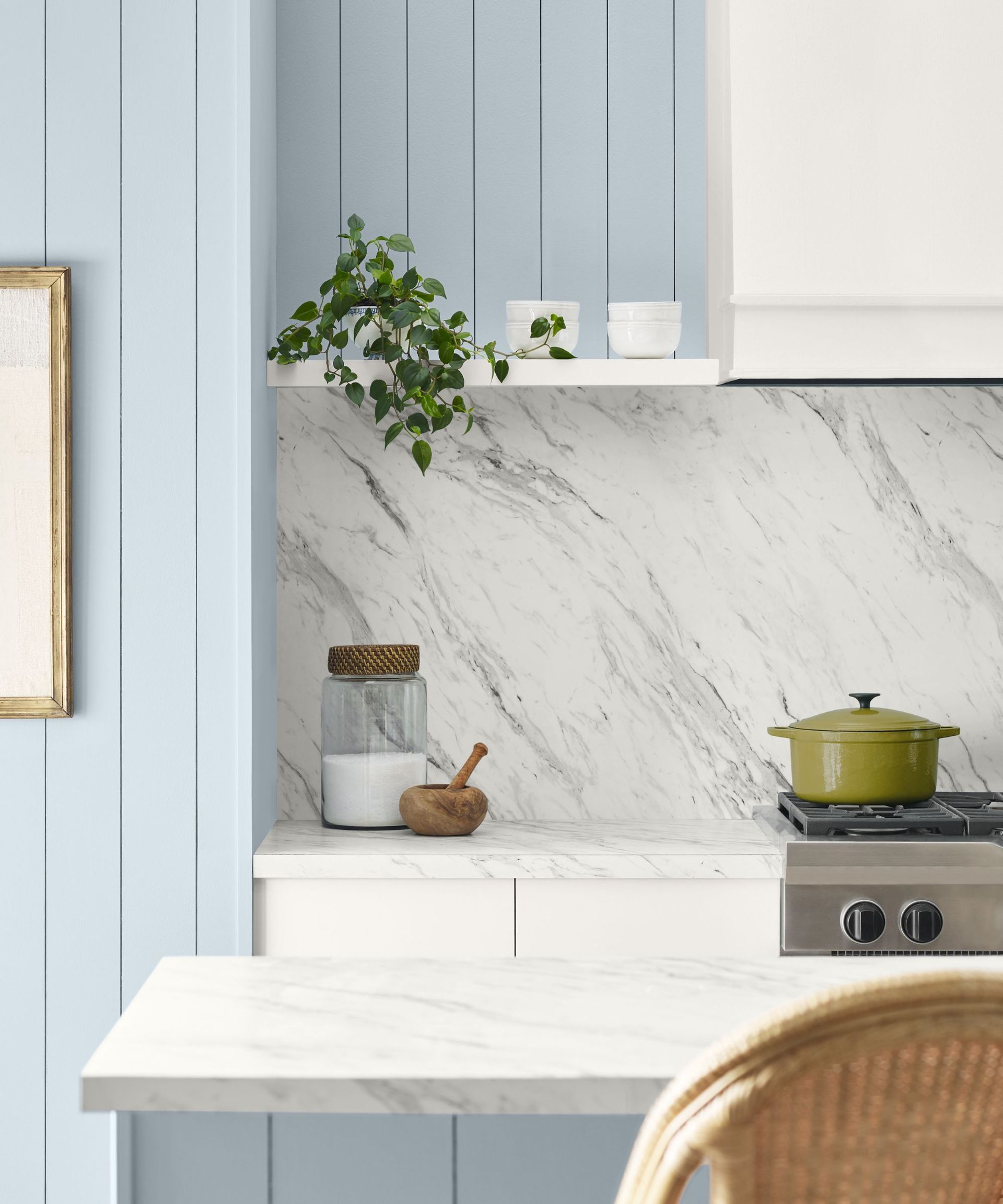 6 calming kitchen colors that will make this hardworking space ...