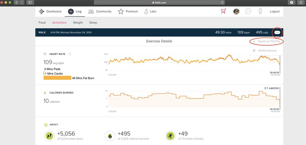 How to export your Fitbit data | iMore