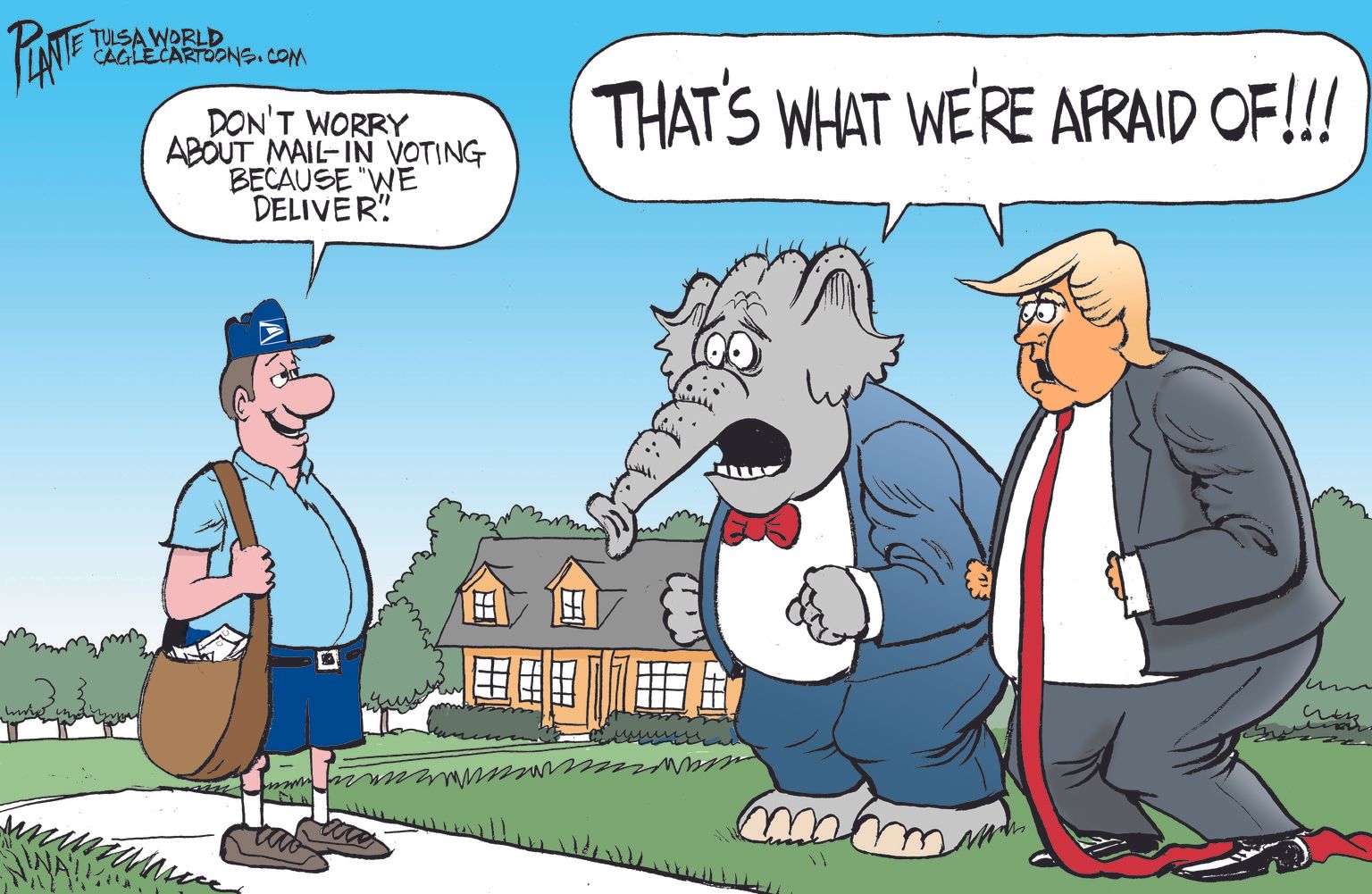 5 achingly funny cartoons about Trump's post office upheaval | The Week