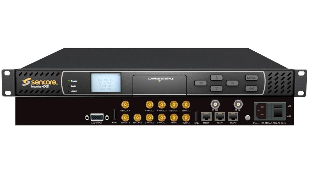 Sencore introduces Impulse 400D Commercial TV 4K UHD Receiver/Decoder ...