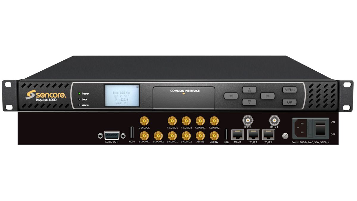 Sencore introduces Impulse 400D Commercial TV 4K UHD Receiver/Decoder ...