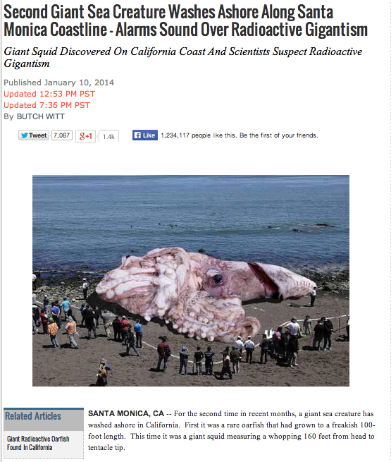That giant squid story spreading on Facebook is as real as Godzilla ...
