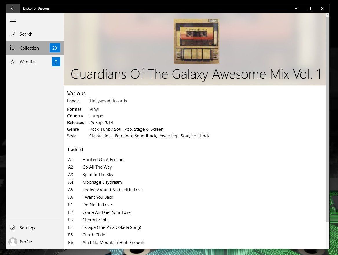 Disko is a great new app that brings Discogs to Windows 10 | Windows ...